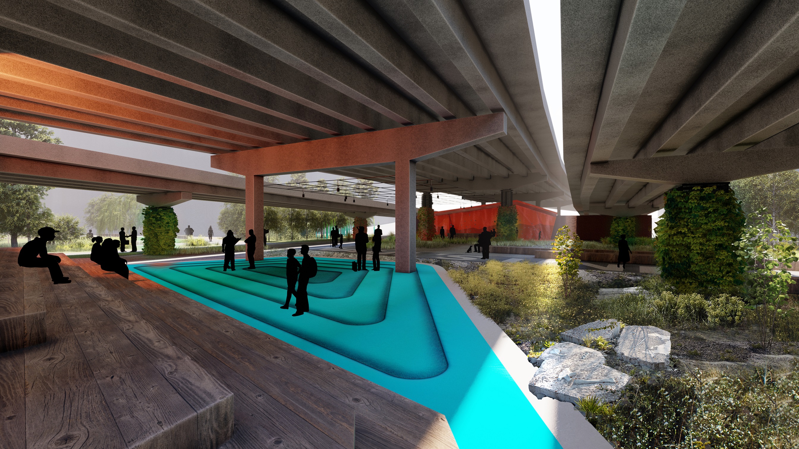 Coventry ring road open space - Coventry City Centre